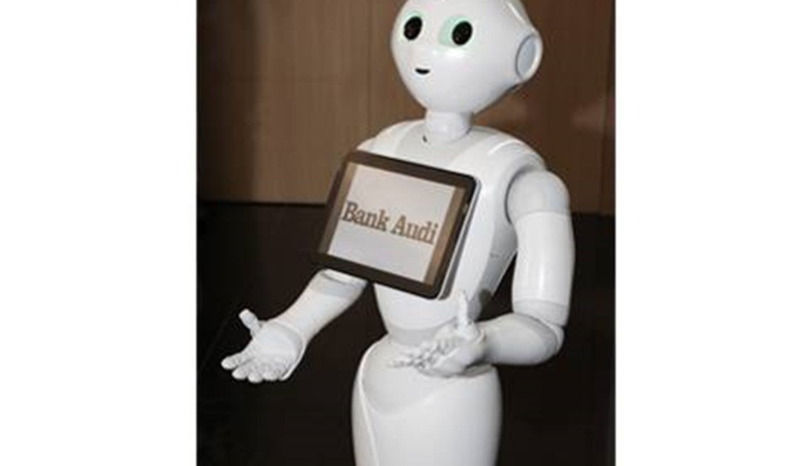 Bank Audi's 'Novot' robot joins the team | Annahar