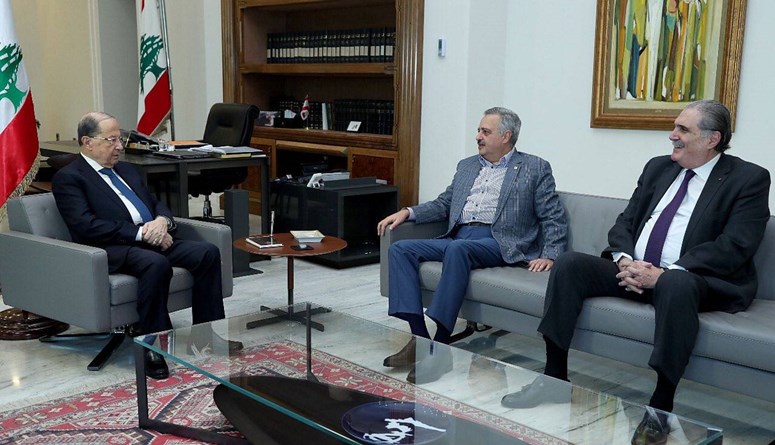 عون استقبل أرسلان وعرض معه الأوضاع العامة في البلاد النهار